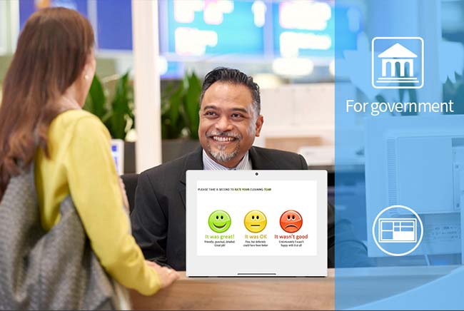 RK3399 Reception Digital Signage , Android Touch Screen Tablet 10.1 Inch