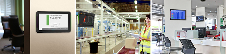 Strong Durability Meeting Room Display Tablet , Conference Room Digital ...