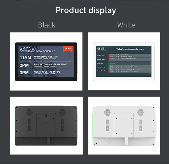 PoE 10 Points Touch Screen Digital Signage Meeting Room Booking All In One