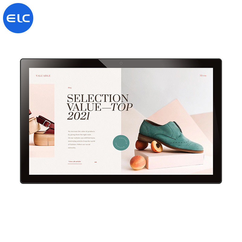 Android 8.1 Wall Mounted Digital Signage Quad Core Touch Screen ...