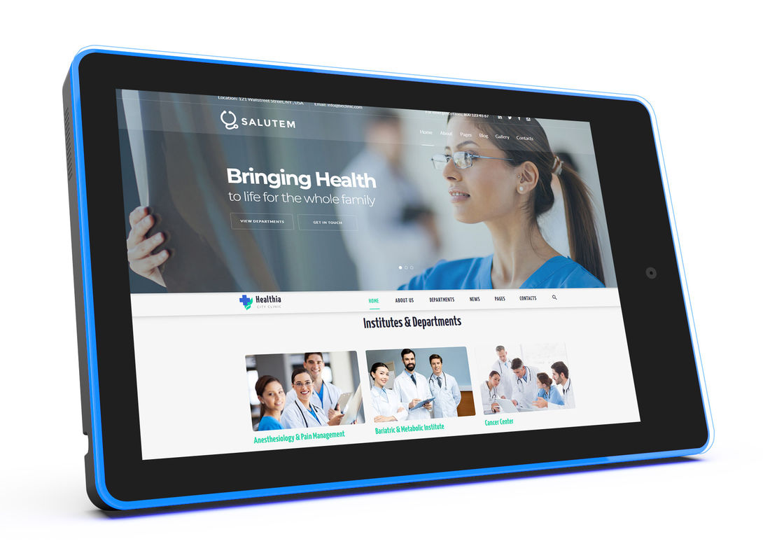 16GB 10 Point POE Digital Signage With POE Power Meeting Room Display