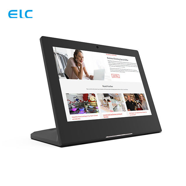 10.1 Inch Desktop NFC Digital Signage Display 10 Point Capacitive Touch ...