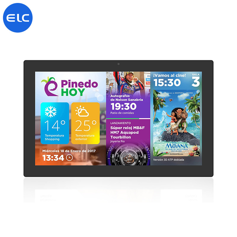 Android 8.1 Wall Mounted Digital Signage Quad Core Touch Screen ...