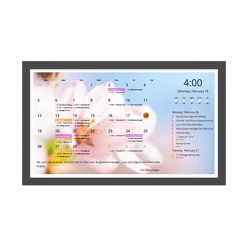 32'' Android Tablet WiFi 6 Ultra-narrow Frame For Smart Home Digital ...