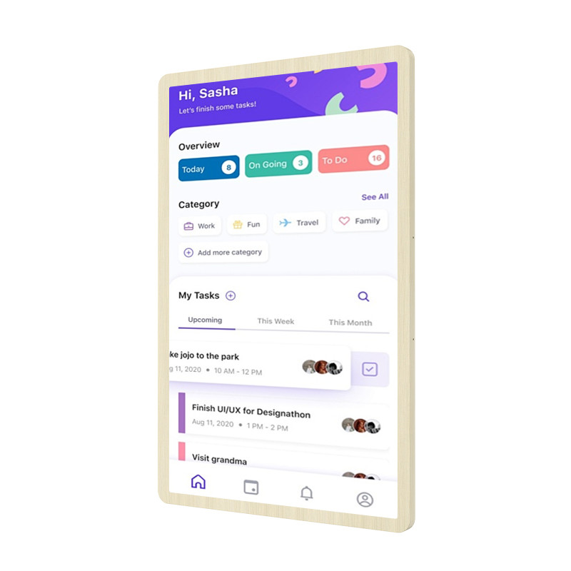 Ultra Slim Electronic Wall Calendar Touch Screen Smart Calendar Wall ...