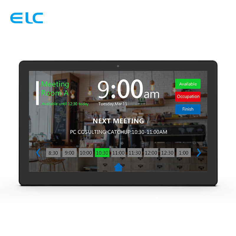 13.3 Inch Android Meeting Room Tablet with POE and LED Light Bar