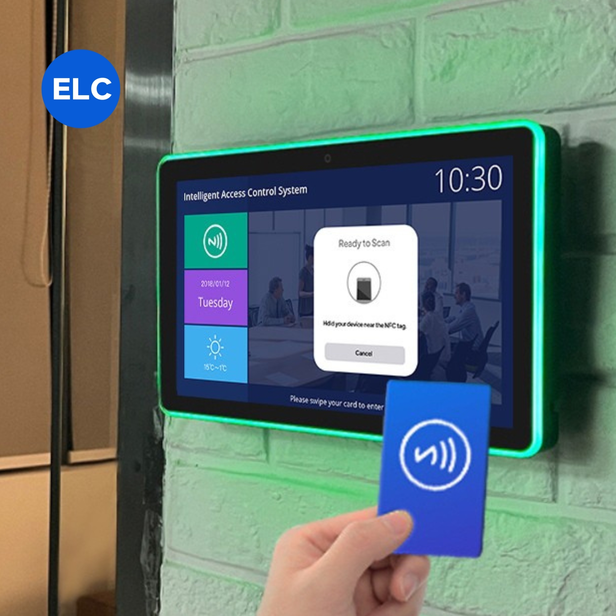 Android 11 Touch Screen Digital Signage Meeting Room Display Tablet ...