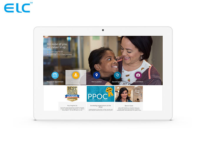 All In One POE Digital Signage 10 Point Touch Screen 1280*800 Resolution