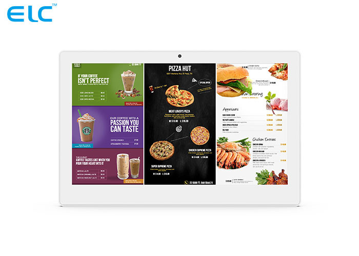 11.6 Inch Rj45 Digital Signage Tablet , Wall Mount Android Tablet With ...