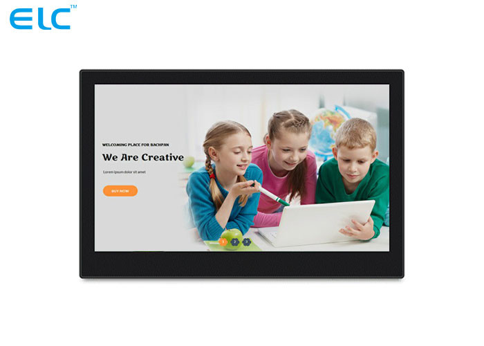 Black Android Tablet Digital Signage RK3399 RJ45 Port For Bank ...