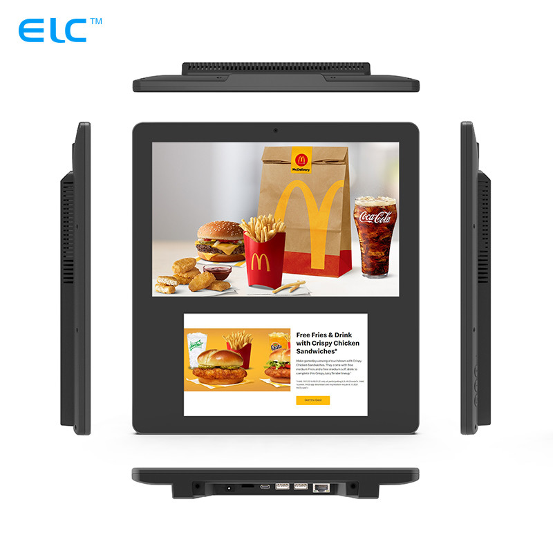 Wall Mount 10.1 Inch Dual Screen Digital Signage LCD Capacitive WiFi ...