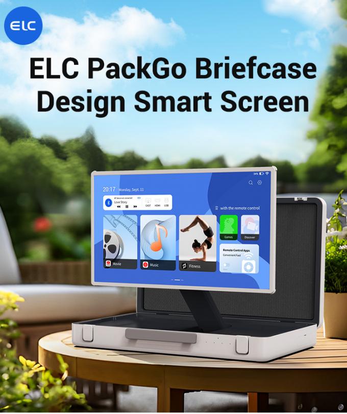 ELC PackGO Portable 27 Inch Briefcase Design Touch Screen Android ...